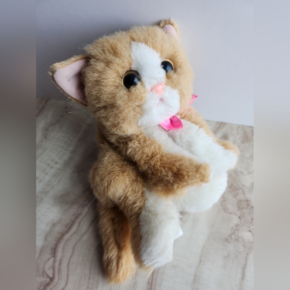 Tyco | Toys | Kitty Kitty Kittens Tyco Tabby With Pink Bow | Poshmark